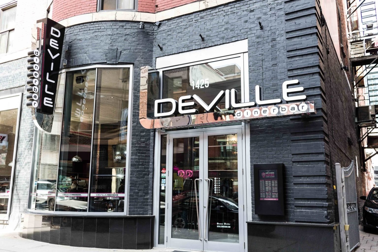 Mike Cohen gets filled up at the truly unique Deville Dinerbar ...